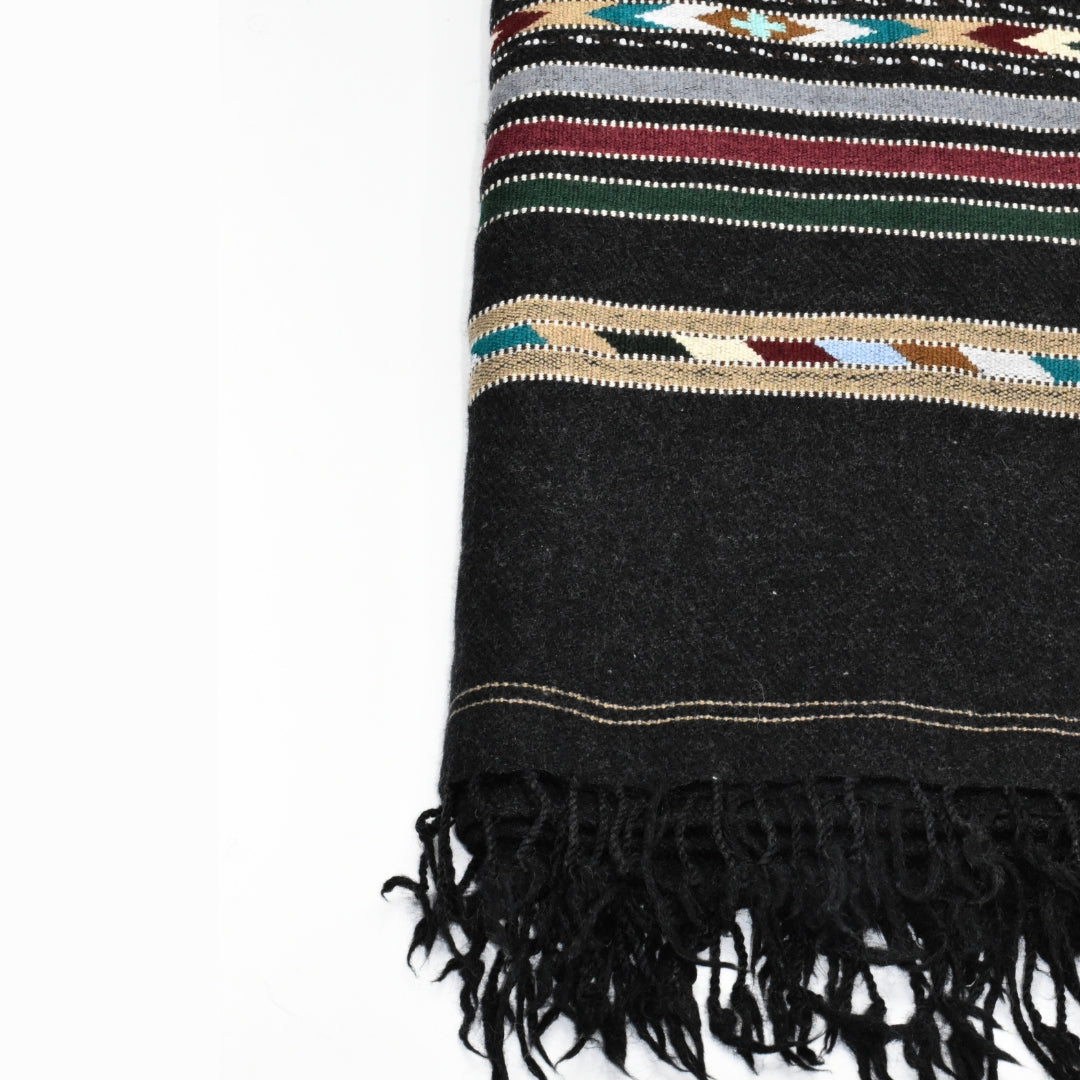 Angora Wool Multi Flower Border Shawl – classcraftpk